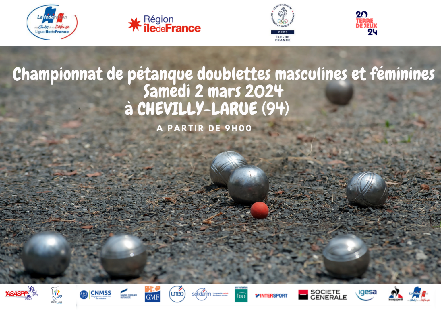 Championnat pétanque doublettes masculines et féminines | La Fédération ...